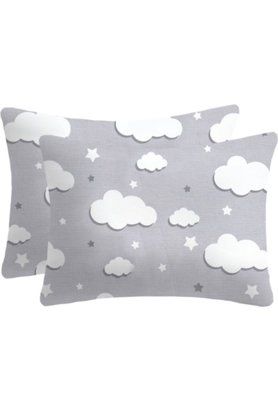 Lief Home %100 Pamuklu Fermuarlı Bebek Yastık Kılıfı | 35X45 ( 2 Adet )