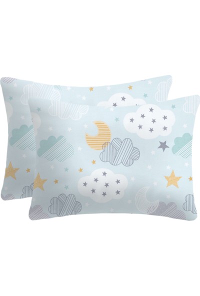 Lief Home %100 Pamuklu Fermuarlı Bebek Yastık Kılıfı | 35X45 ( 2 Adet )
