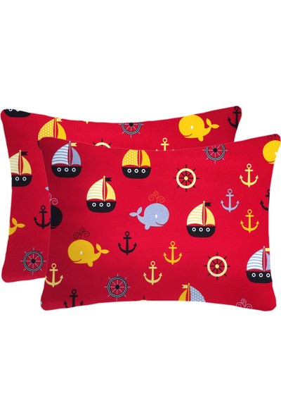 Lief Home %100 Pamuklu Bebek Yastık Kılıfı | 35X45 ( 2 Adet )