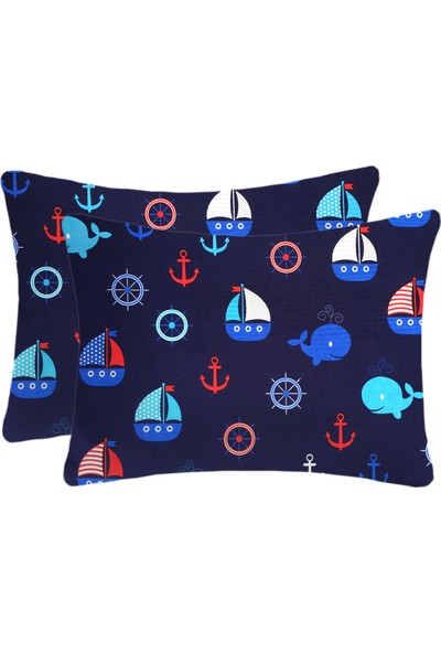 Lief Home %100 Pamuklu Bebek Yastık Kılıfı | 35X45 ( 2 Adet )