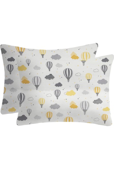 Lief Home %100 Pamuklu Bebek Yastık Kılıfı | 35X45 ( 2 Adet )