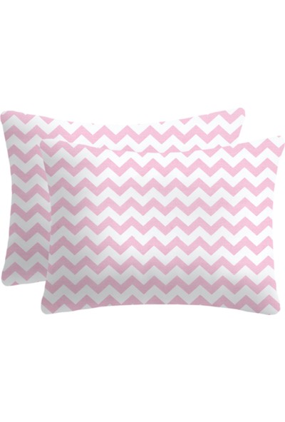Lief Home %100 Pamuklu Fermuarlı Yastık Kılıfı | 50X70 ( 2 Adet )