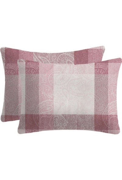 Lief Home %100 Pamuklu Fermuarlı Yastık Kılıfı | 50X70 ( 2 Adet )