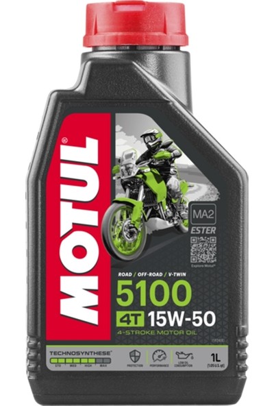 Motul 5100 4t 15W50 Technosynthese 1l Motor Yağı Motul 5100 4t 15W50 Technosynthese 1l Motor Yağı