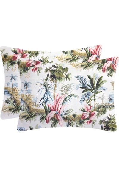 Lief Home Pamuklu Fermuarlı Yastık Kılıfı | 50X70 ( 2 Adet )
