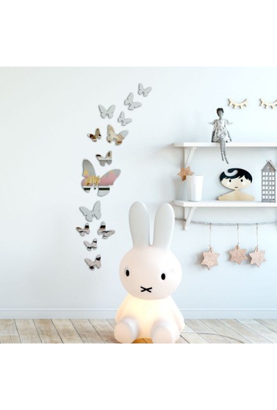 Walldeco Kelebekler Akrilik Pleksi Duvar Aynası