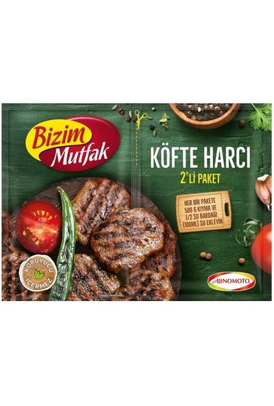 Bizim Mutfak Köfte Harcı 2'li 85 gr Bizim Mutfak Köfte Harcı 2'li 85 gr