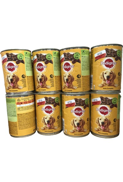 Pedigree Sığır Etli Yetişkin Köpek Konserve 400 gr x 24 Ad Pedigree Sığır Etli Yetişkin Köpek Konserve 400 gr x 24 Ad