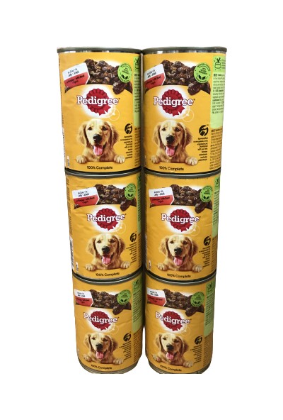 Pedigree Sığır Etli Yetişkin Köpek Konserve 400 gr x 6 Ad Pedigree Sığır Etli Yetişkin Köpek Konserve 400 gr x 6 Ad