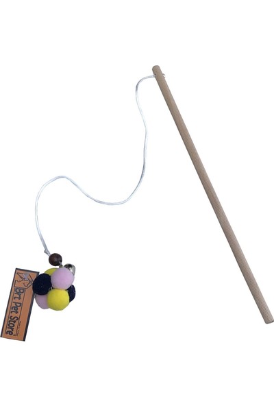 Brt Pet Ponponlu, Çıngıraklı Kedi Oyun Oltası Brt Pet Ponponlu, Çıngıraklı Kedi Oyun Oltası