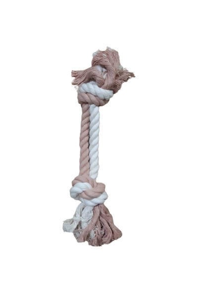 Mino Köpekler Için Düğümlü Stres Ipi Oyuncak (Halat 2bk) 25 cm Mino Köpekler Için Düğümlü Stres Ipi Oyuncak (Halat 2bk) 25 cm