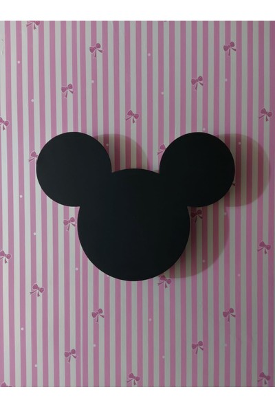 Wood 14 Dizayn Ahşap Mickey Gece Lambası
