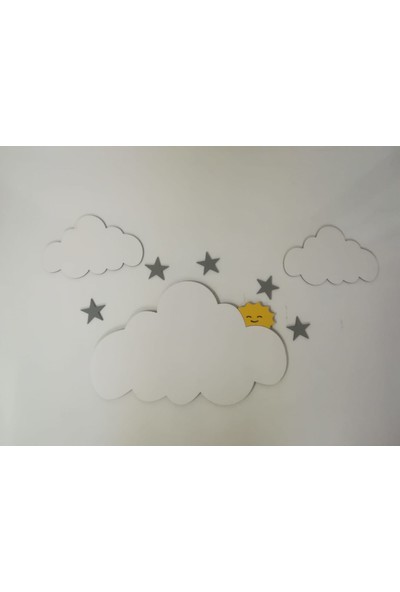 Wood 14 Dizayn Ahşap Çocuk Odası Bulut Gece Lambası Wood 14 Dizayn Ahşap Çocuk Odası Bulut Gece Lambası