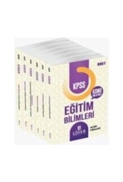 Lider Yayınları Eğitim Bilimleri 6 Lı Modül Konu Anlatımı Lider Yayınları Eğitim Bilimleri 6 Lı Modül Konu Anlatımı