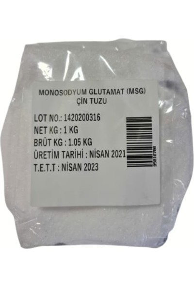 Meteksan Msg Monosodyum Glutamat, Çin Tuzu, 1.sınıf Meteksan Msg Monosodyum Glutamat, Çin Tuzu, 1.sınıf