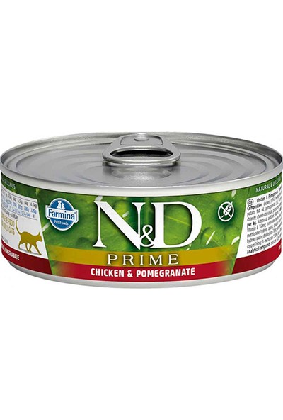 N&d Prime Tavuk&nar Yetişkin Kedi Konservesi 80 gr