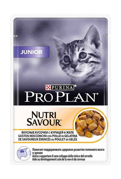 Pro Plan Junior Yavru Tavuklu Pouch Kedi Konservesi 12X85 gr Pro Plan Junior Yavru Tavuklu Pouch Kedi Konservesi 12X85 gr