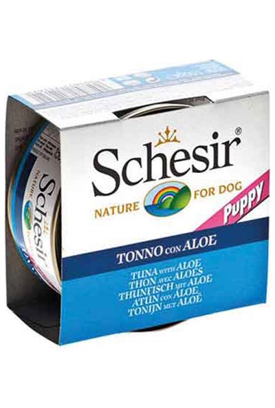 Schesir Ton Balıklı ve Aloeveralı Yavru Köpek Konservesi 6X150 gr