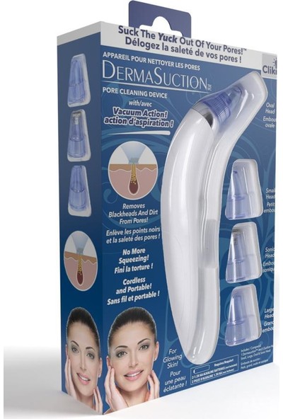 Mujgan Derma Suction Vakumlu Siyah Nokta Temizleme Cihazı Pil Ile Çalışır Mujgan Derma Suction Vakumlu Siyah Nokta Temizleme Cihazı Pil Ile Çalışır