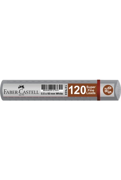 Faber-Castell 2b Grip Min 0.5 mm 60 mm Uç Gümüş 120'li Faber-Castell 2b Grip Min 0.5 mm 60 mm Uç Gümüş 120'li