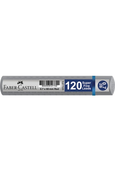 Faber-Castell 2b Grip Min 0.7 mm 60 mm Uç Gümüş 120'li Faber-Castell 2b Grip Min 0.7 mm 60 mm Uç Gümüş 120'li