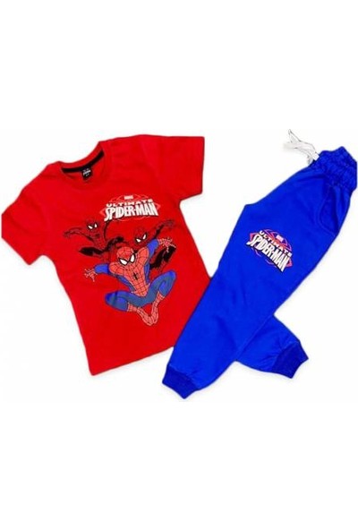 Masho Trend Kırmızı Ultimate Spiderman Eşofman Takımı - Spiderman Baskılı Çocuk Eşofman Takımı Masho Trend Kırmızı Ultimate Spiderman Eşofman Takımı - Spiderman Baskılı Çocuk Eşofman Takımı
