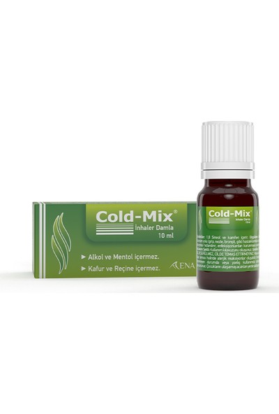 Cold-Mix Okaliptus, Ladin Içeren Inhaler Cold-Mix Damla 10 ml