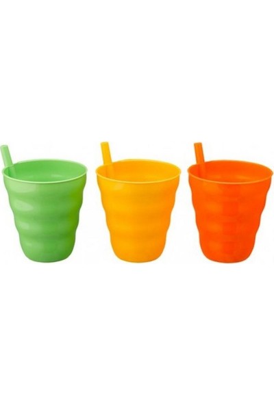 Easyso Pipetli Bardak 3'lü 21279S