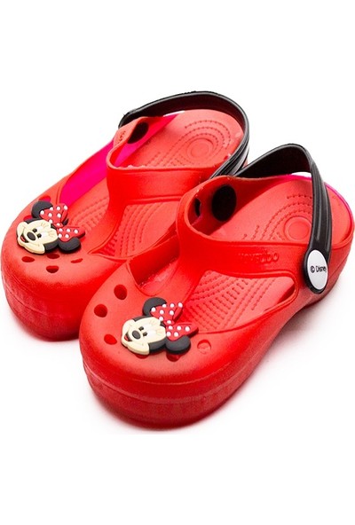 Bermody Mickey Mause Minnie Mause Kırmızı Işıklı Terlik Bermody Mickey Mause Minnie Mause Kırmızı Işıklı Terlik