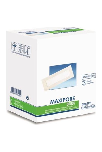 Maxipore Dress Steril Hazır Yara Pansuman Örtüsü 9 x 5cm 50 Adet