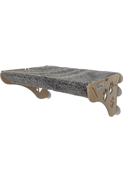 Ata Home Cama Asılan Yapışan Ahşap Kedi Yatağı Vantuzlu Ata Home Cama Asılan Yapışan Ahşap Kedi Yatağı Vantuzlu