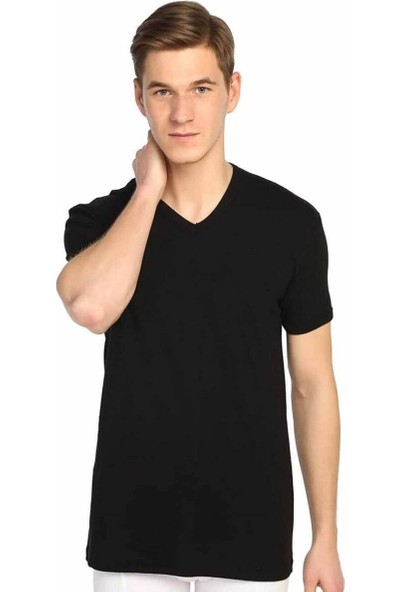 Tutku Ribana V Yaka Erkek Atlet 107 | Siyah