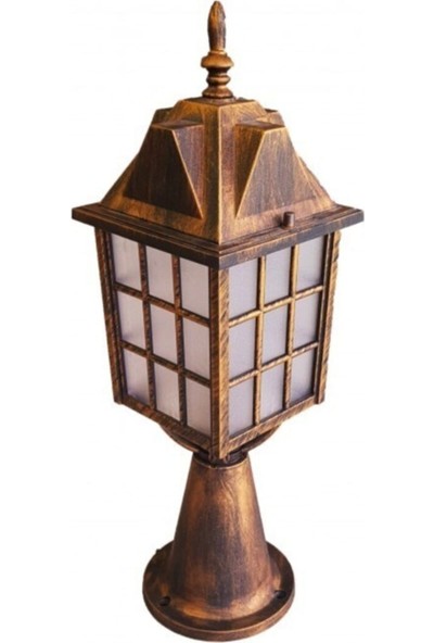 Alfa LED Akviva Kafesli Fener Set Üstü Sarı Eskitme