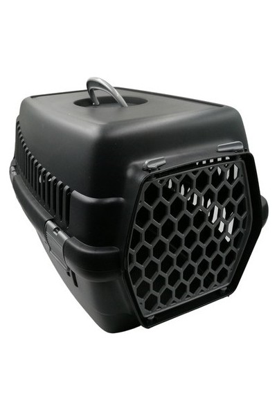 Şenyayla Plastik Kedi Evcil Hayvan Siyah-Gri Renk Taşıma Çantası Şenyayla Plastik Kedi Evcil Hayvan Siyah-Gri Renk Taşıma Çantası