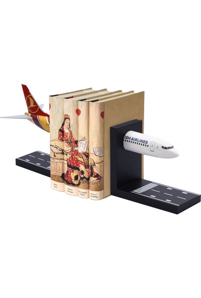 Zekupp Boeing 737 Uçak Motifli Kitap Tutucu