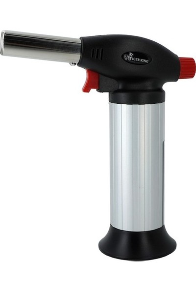 Tiger King Pürmüz Çakmak Doldurulabilir Bütan Gaz Gümüş BS-600 Tiger King Pürmüz Çakmak Doldurulabilir Bütan Gaz Gümüş BS-600