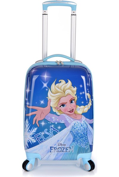 Hakan Çanta Frozen 95722 Çocuk Valizi 4 Tekerlekli Polycarbon Hakan Çanta Frozen 95722 Çocuk Valizi 4 Tekerlekli Polycarbon