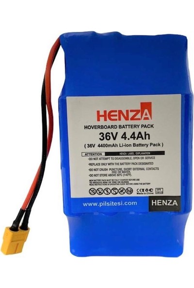 Henza Hoverboard Bataryası Elektrikli Kaykay Pili Smart Balance 36V 4.4AH Henza Hoverboard Bataryası Elektrikli Kaykay Pili Smart Balance 36V 4.4AH