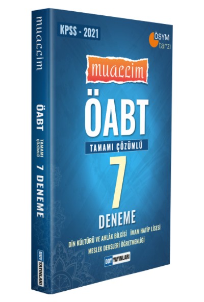 Ddy Yayınları 2021 Öabt (Dkab-Ihl) Muallim Tamamı Çözümlü 7'li Deneme