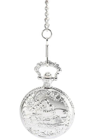 Pierre Rucci Tren Desenli Kapaklı Cep Saati