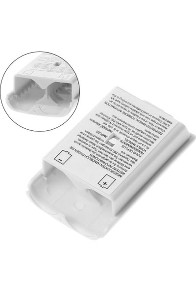 Feza Xbox 360 Kollarına Uygun Beyaz Pil Kapağı Feza Xbox 360 Kollarına Uygun Beyaz Pil Kapağı