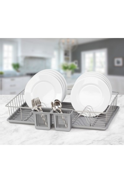 Okyanus Home Krom Maxi Tabaklık - Bulaşıklık Okyanus Home Krom Maxi Tabaklık - Bulaşıklık