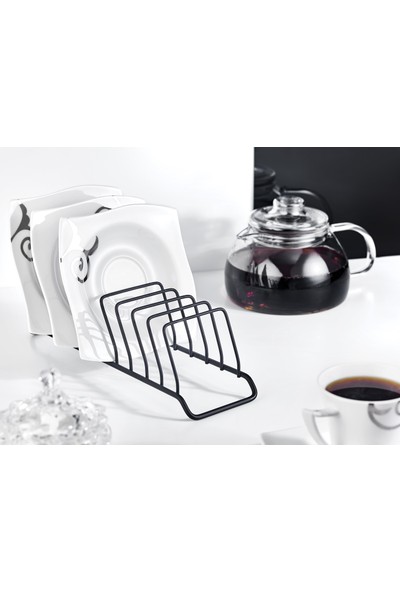 Okyanus Home Siyah 9 Bölmeli Tabaklık