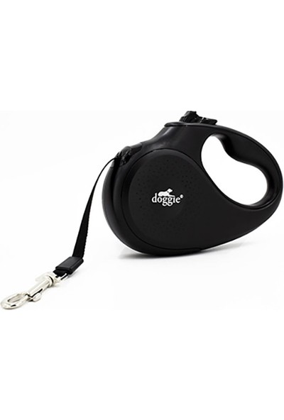 Doggie Doggie  Otomatik Köpek Tasması Master Seri S Black