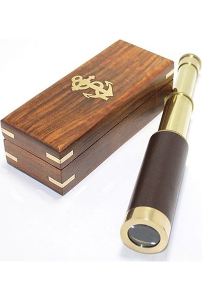 May Gift Shop Ahşap Kutulu Pirinç Dürbün May Gift Shop Ahşap Kutulu Pirinç Dürbün