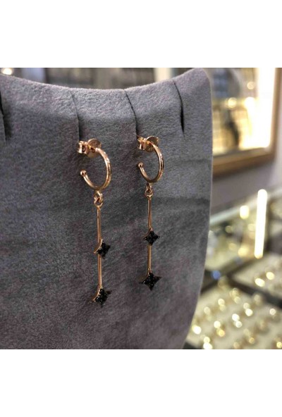 Çağdaş Kuyumculuk Sallantılı Tasarım Küpe