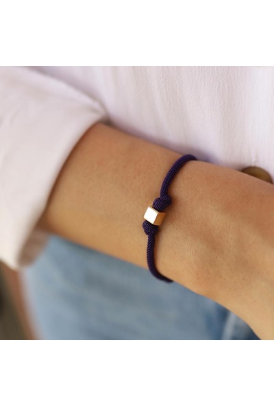 Çağdaş Kuyumculuk Ipli Küp Bileklik