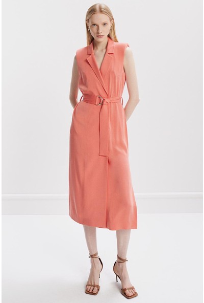 Perspective Marıa Normal Kalıp Modal Mercan Elbise Perspective Marıa Normal Kalıp Modal Mercan Elbise