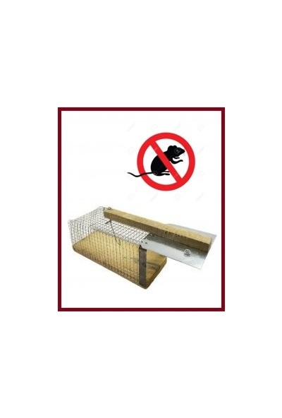 İzmir Bitpazarı Ahşap Fare Kapanı - Fare Tuzağı - Mausetrap