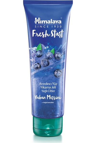 Himalaya Fresh Start Yaban Mersinli Arındırıcı Yüz Yıkama Jeli, 100 ml Himalaya Fresh Start Yaban Mersinli Arındırıcı Yüz Yıkama Jeli, 100 ml